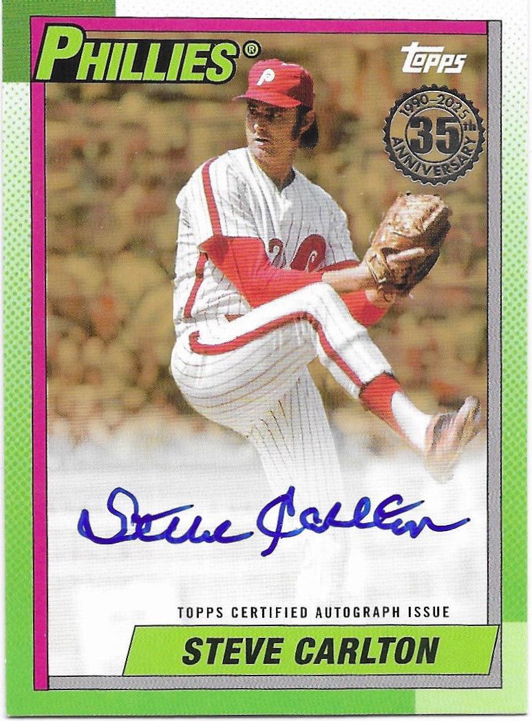 Steve Carlton [Gold] #90AU-SC Prices | 2025 Topps 1990 Autograph | Baseball Cards