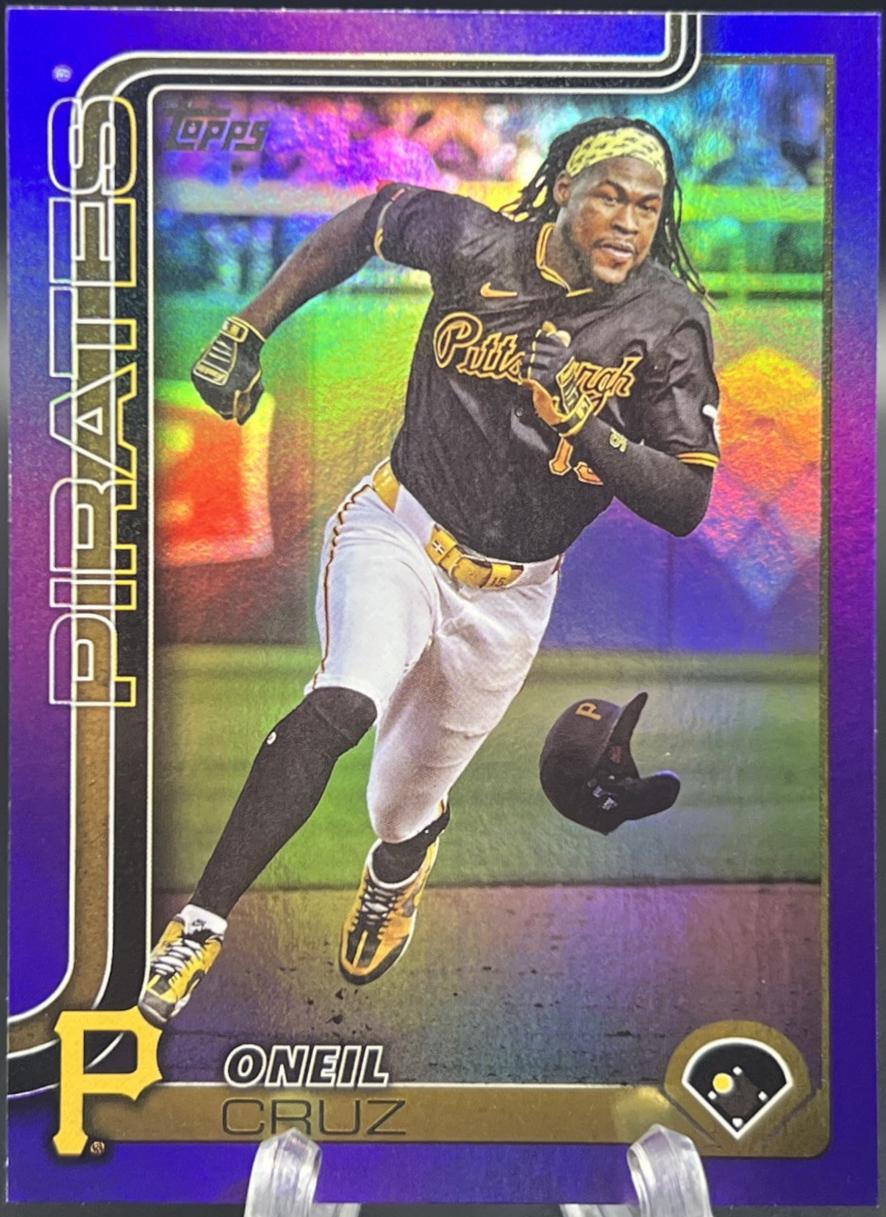 Oneil Cruz [Purple Foil] #284 Prices | 2025 Topps | Baseball Cards