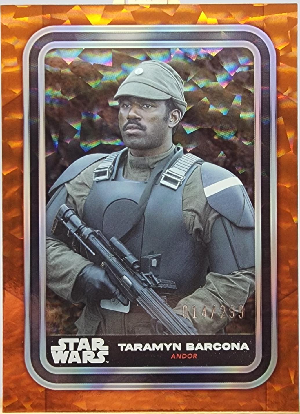 Taramyn Barcona [Orange Foil] #58 Prices | Star Wars 2023 Topps | Star ...
