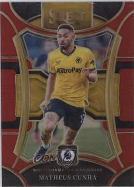 Matheus Cunha [Red] #197 Prices | 2023 Panini Select Premier League ...