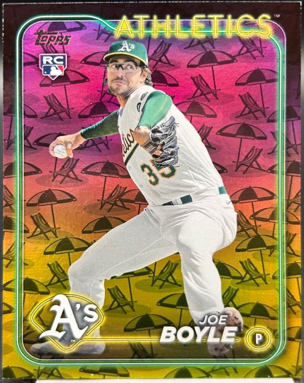 Joe Boyle [Beach Umbrella] #443 Prices | 2024 Topps | Baseball Cards