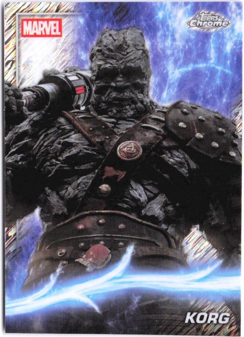 Korg [Shimmer Refractor] #77 Prices | Marvel 2025 Topps Chrome Studios ...