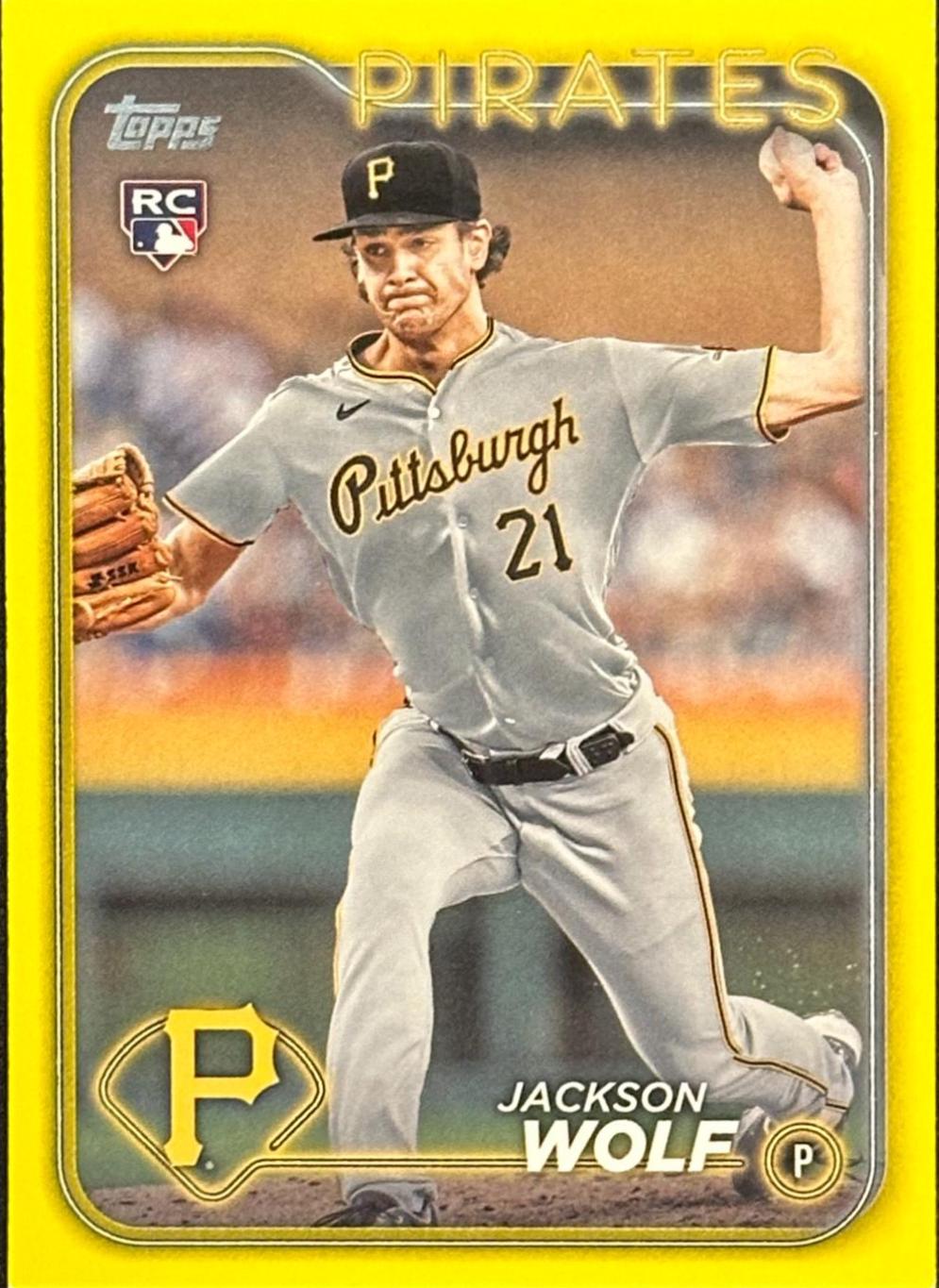 Jackson Wolf [Yellow] #523 Prices [Rookie] | 2024 Topps | Baseball Cards