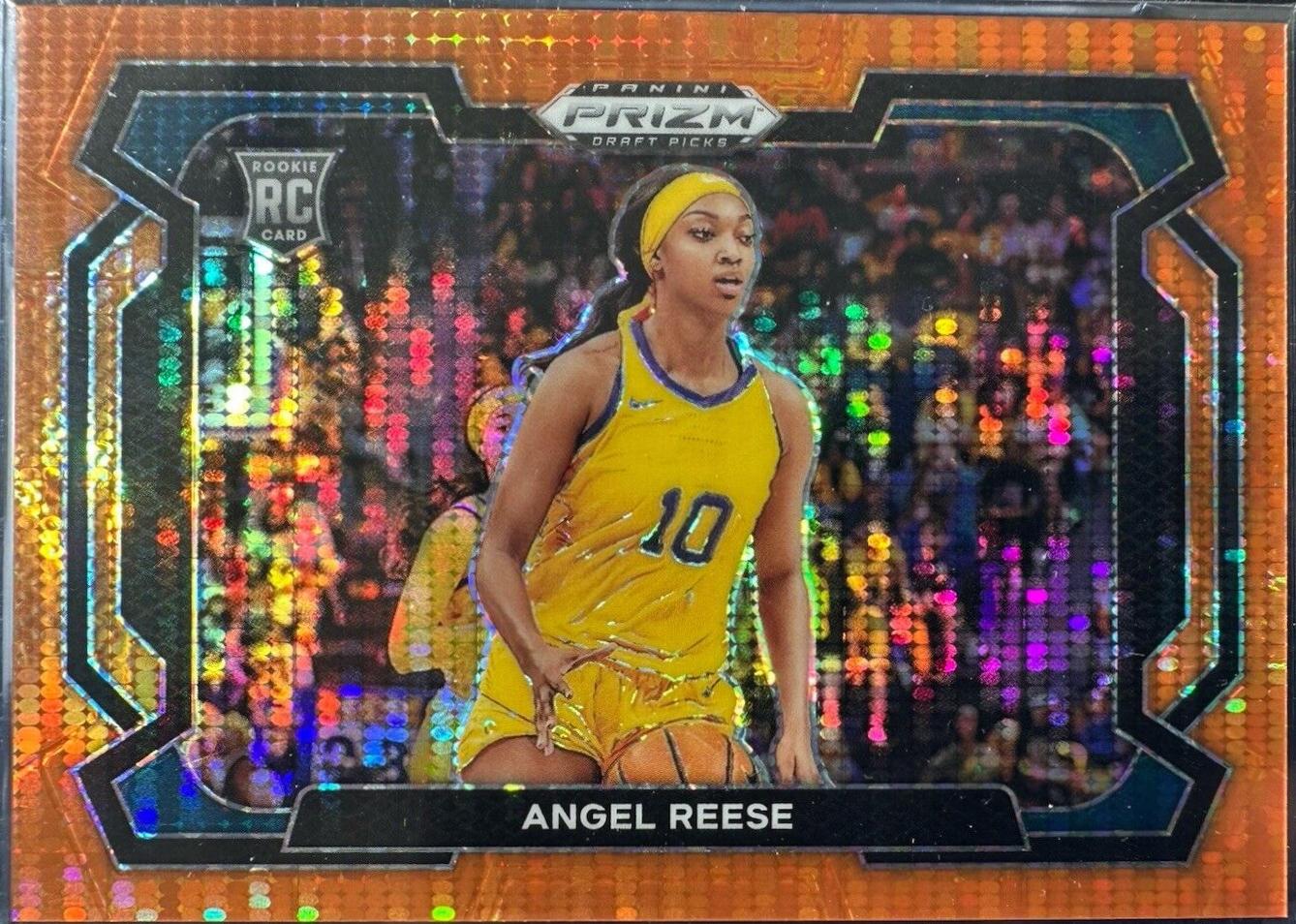 Angel Reese [Orange Pulsar] #38 Prices | 2024 Prizm Draft Picks ...