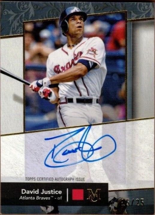 David Justice [Gold] #AA-DJ Prices | 2024 Topps Museum Collection ...