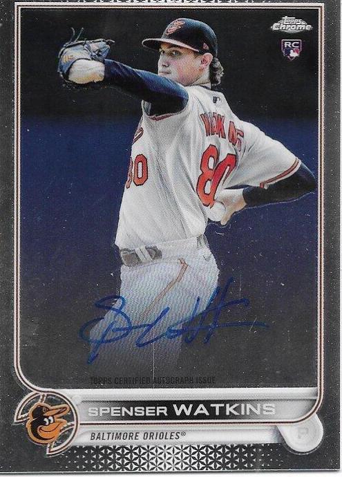 Spenser Watkins #RA-SW Prices | 2022 Topps Chrome Rookie Autographs ...