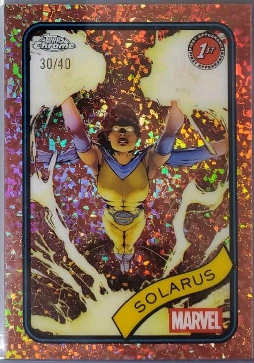 Solarus [Rose Gold Mini Diamonds] #8 Prices | Marvel 2025 Topps Chrome ...