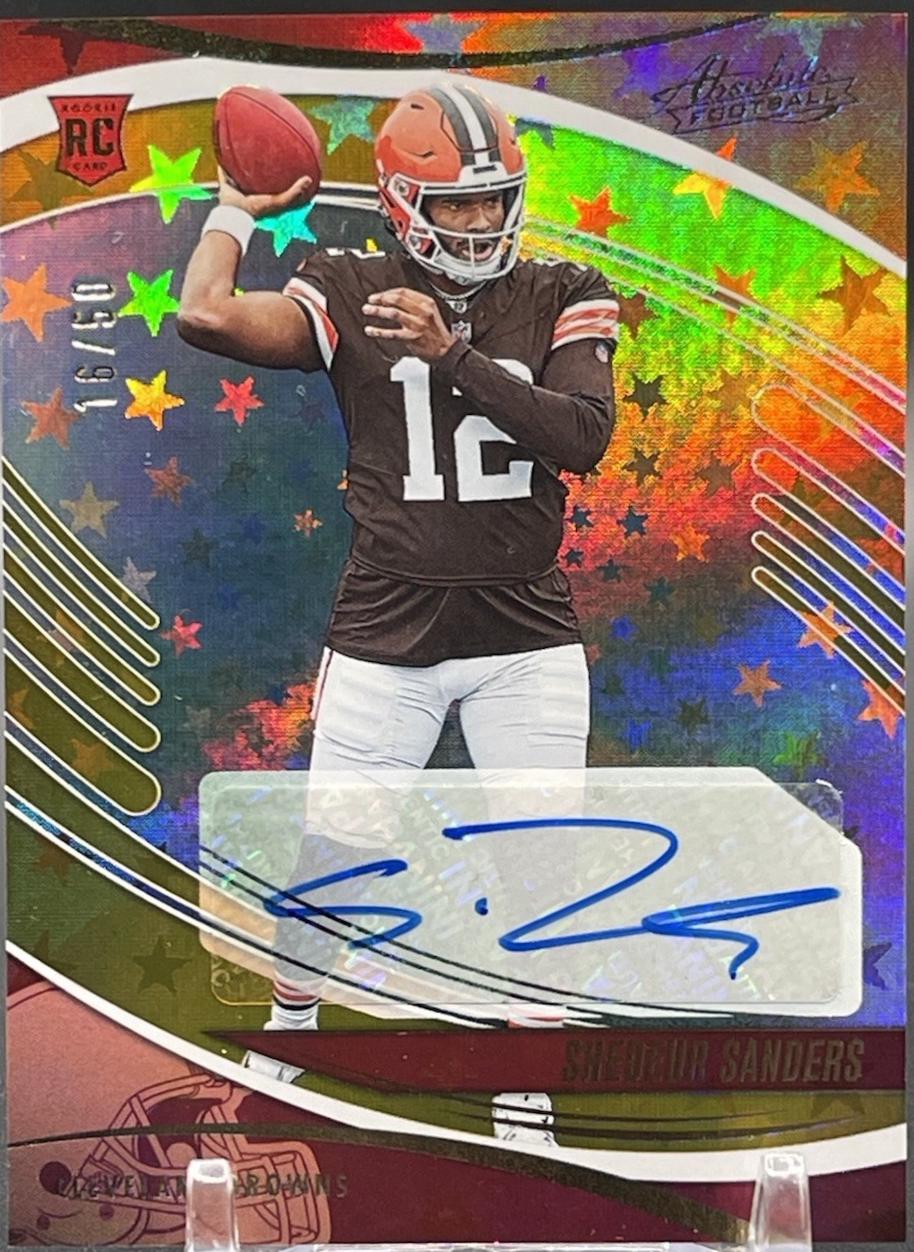 Shedeur Sanders [Signature Gold Stars] #177 Prices | 2025 Panini ...