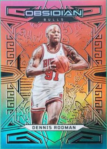 Dennis Rodman [Neon Flood] #135 Prices | 2022 Panini Obsidian ...