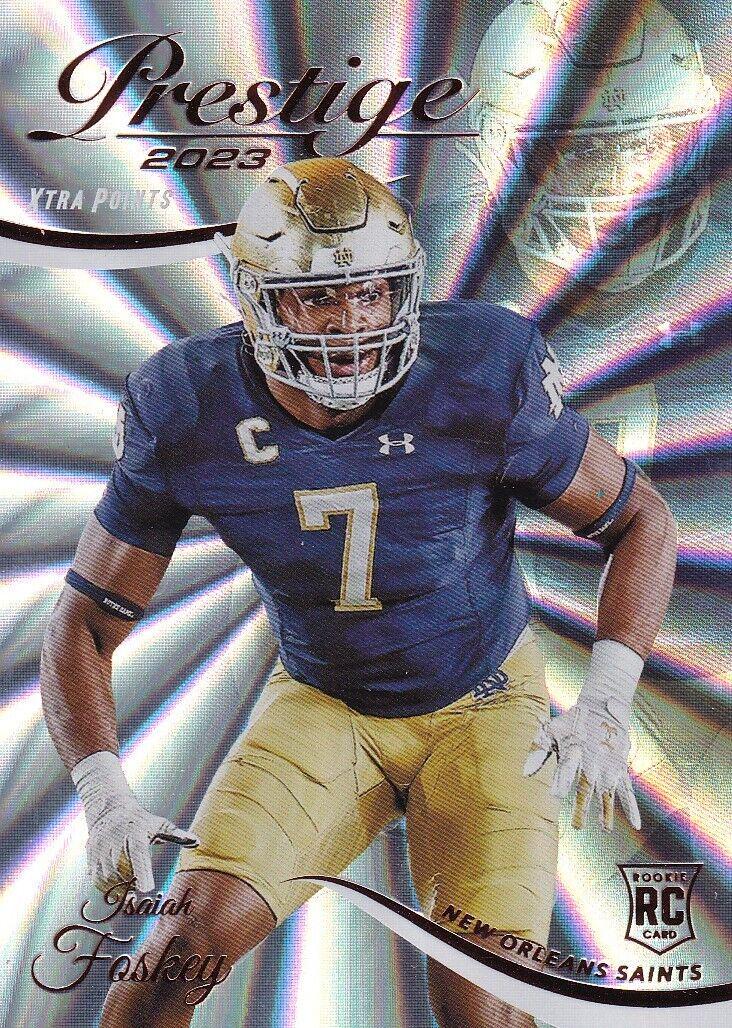 Isaiah Foskey [Sunburst] #340 Prices | 2023 Panini Prestige | Football ...