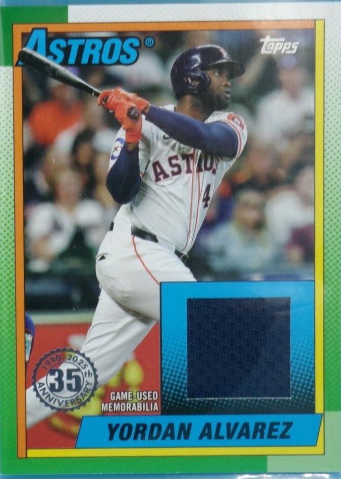 Yordan Alvarez #T90R-YA Prices | 2025 Topps 1990 Relic | Baseball Cards