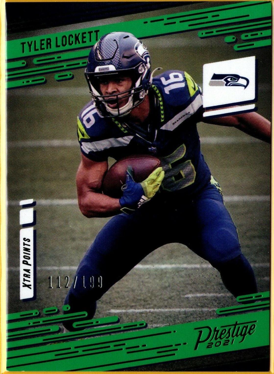 Tyler Lockett [Xtra Points Green] #196 Prices | 2021 Panini Prestige ...