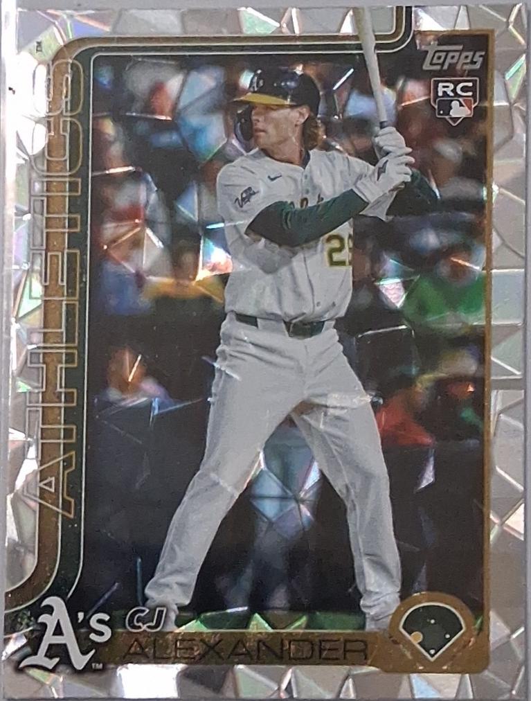CJ Alexander [Canvas Parallel] #US143 Prices | 2025 Topps Update ...
