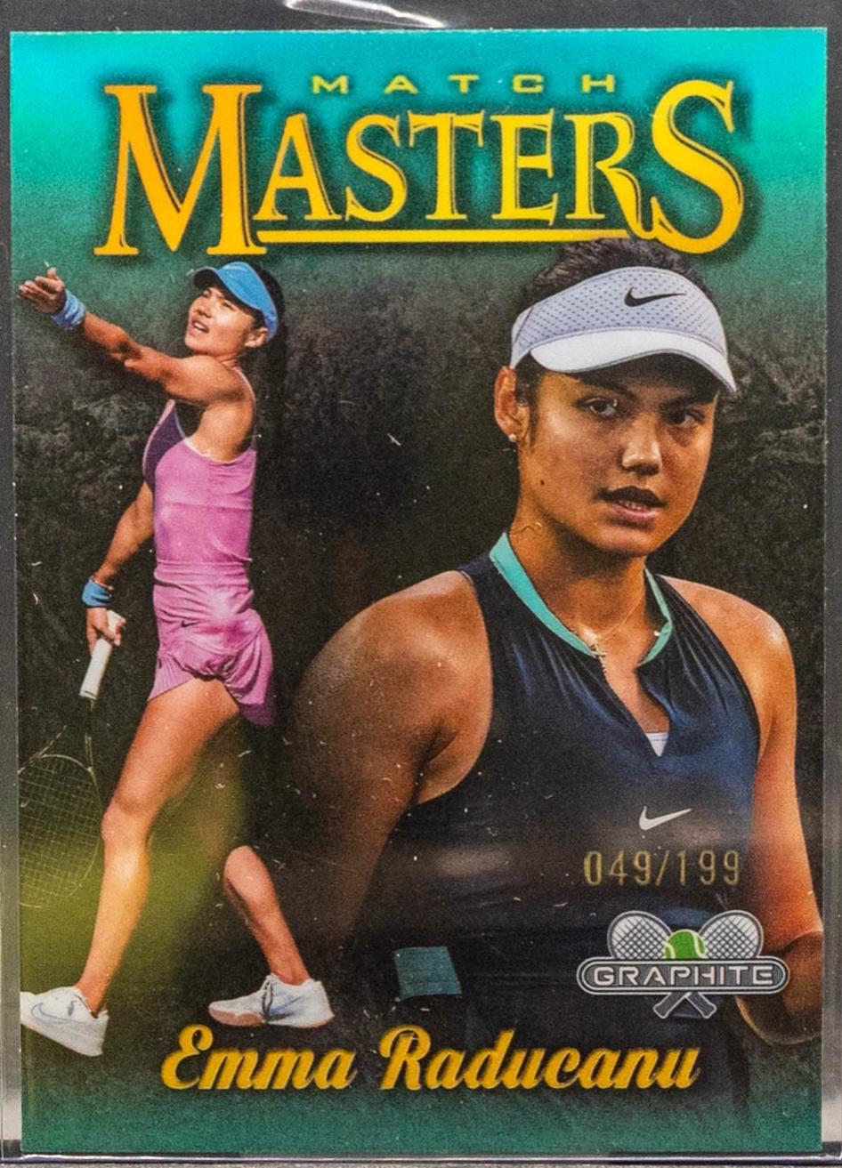 Emma Raducanu [Aqua Refractor] #MM-EU Prices | 2024 Topps Graphite Match Masters | Tennis Cards