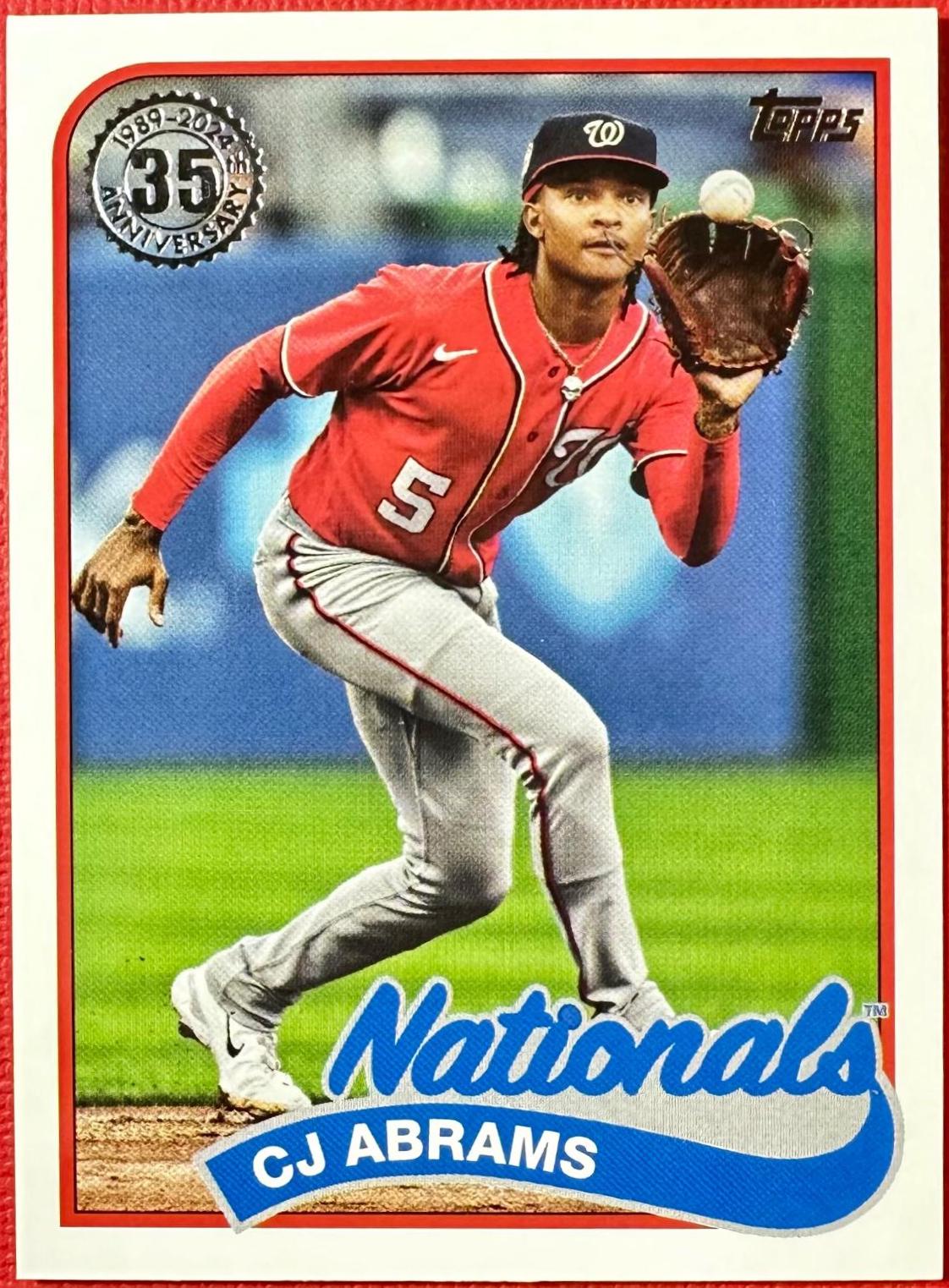 CJ Abrams #89B2-44 Prices | 2024 Topps 1989 | Baseball Cards