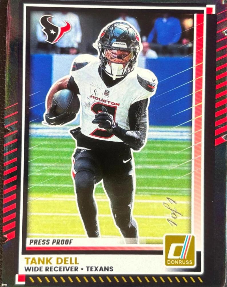 Tank Dell [Press Proof Black Die-Cut] #171 Prices | 2025 Panini Donruss ...