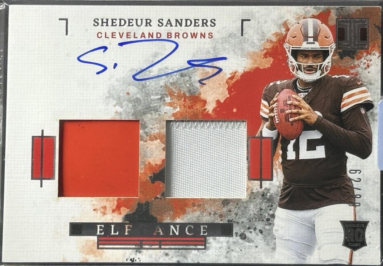Shedeur Sanders #6 Prices | 2025 Panini Impeccable Elegance Rookie ...