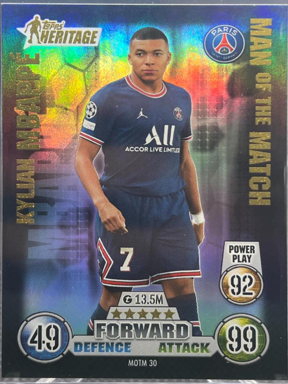 Kylian Mbappe [Man Of The Match] #MOTM 30 Prices | 2021 Topps Match ...