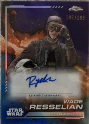 Ryder McLaughlin as Wade Resselian [Kamino Aqua Refractor] #AU-RM ...