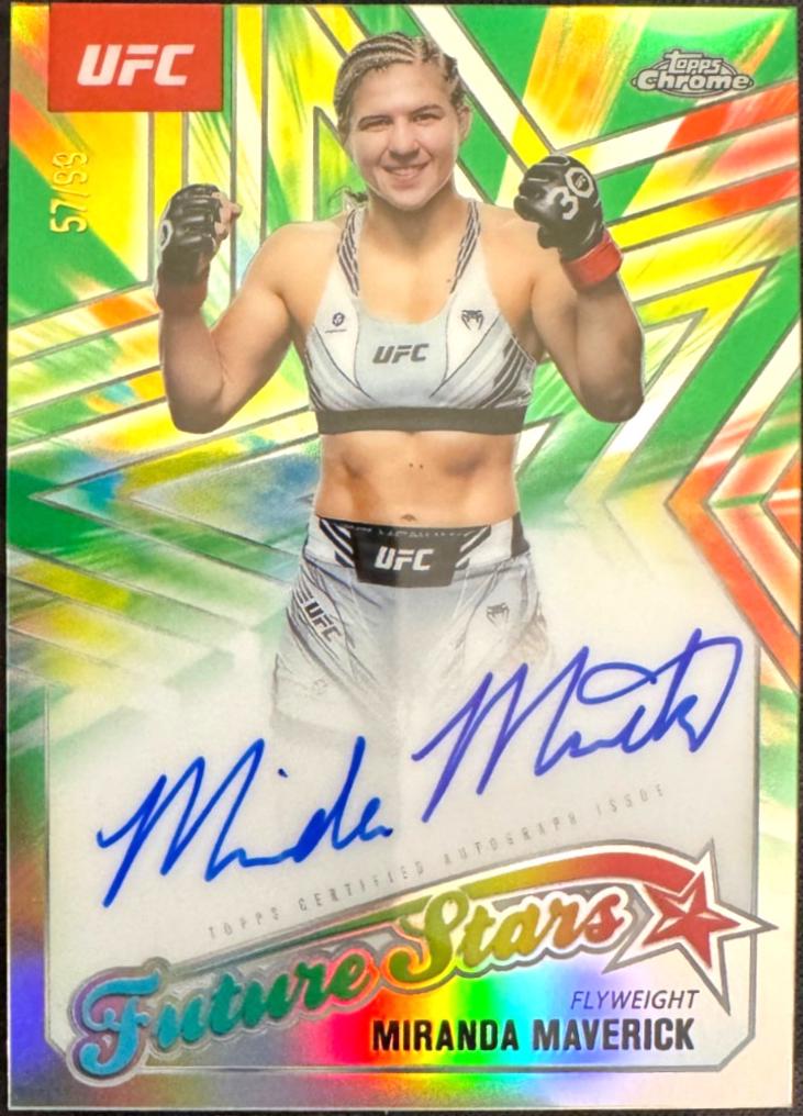 Miranda Maverick [Green Refractor] #FSA-MM Prices | 2025 Topps Chrome ...