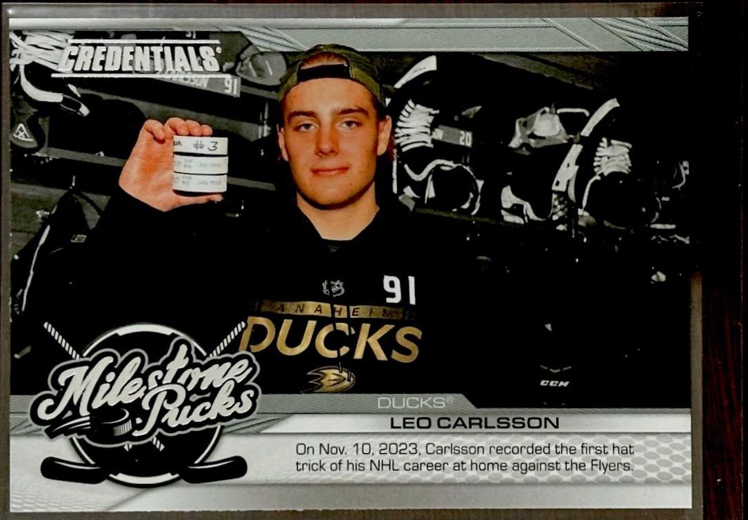 Leo Carlsson #MP-LC Prices | 2024 Upper Deck Credentials Milestone ...