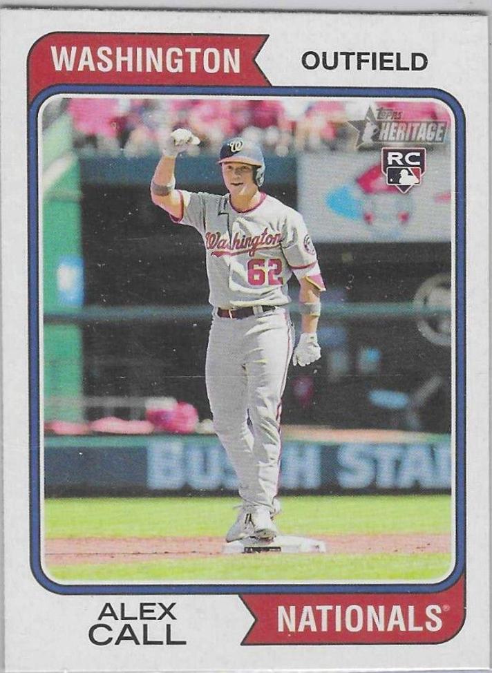 Alex Call #354 Prices [Rookie] | 2023 Topps Heritage | Baseball Cards
