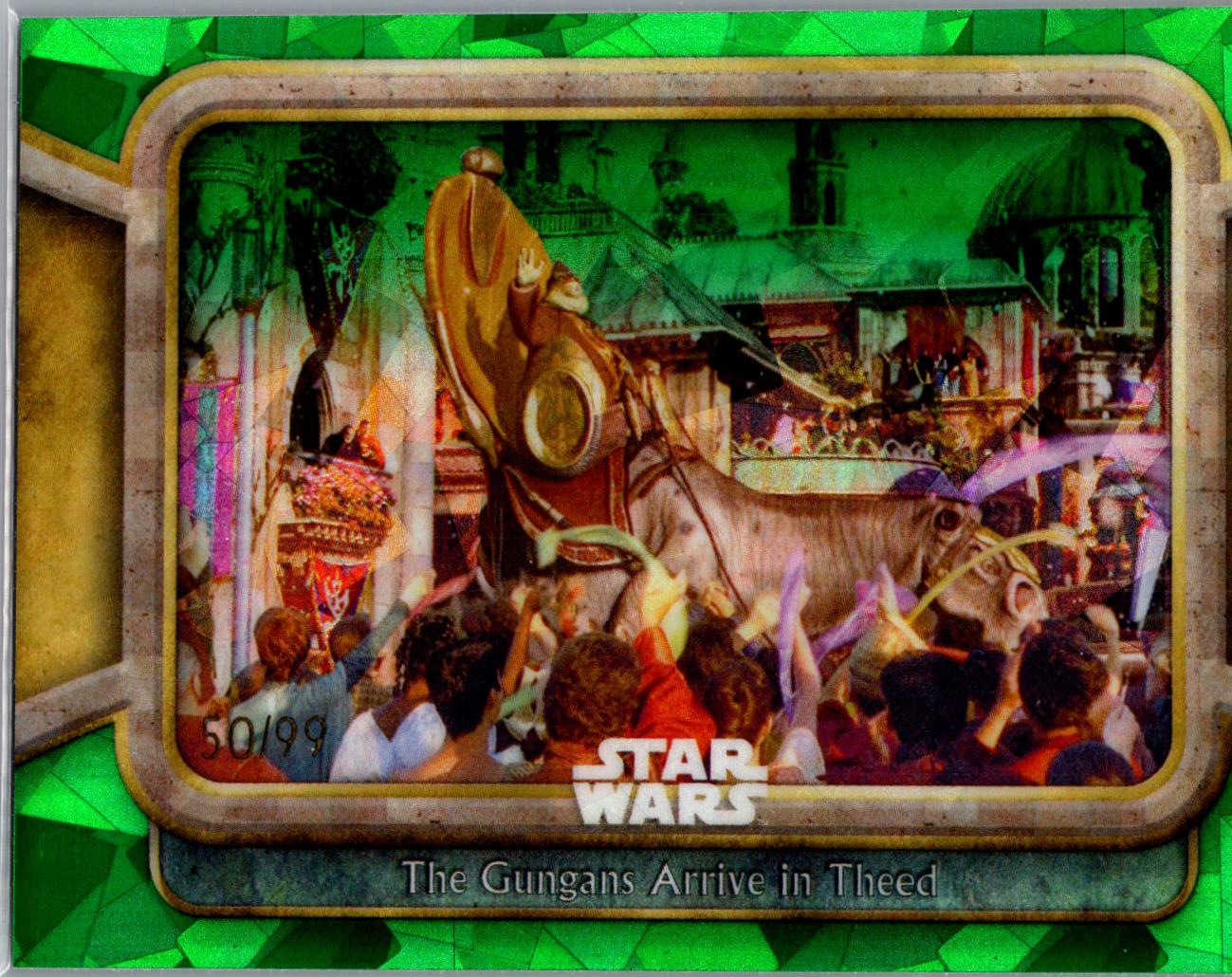 The Gungans Arrive in Theed [Green] #98 Prices | Star Wars 2024 Topps ...
