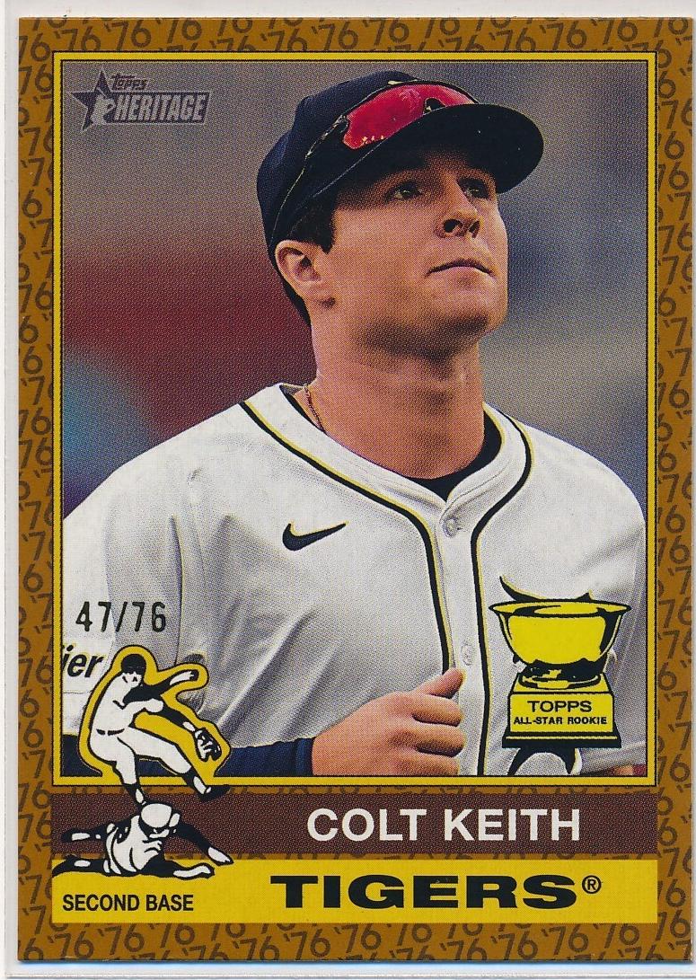 Colt Keith [Color of the Year] #255 Prices | 2025 Topps Heritage ...