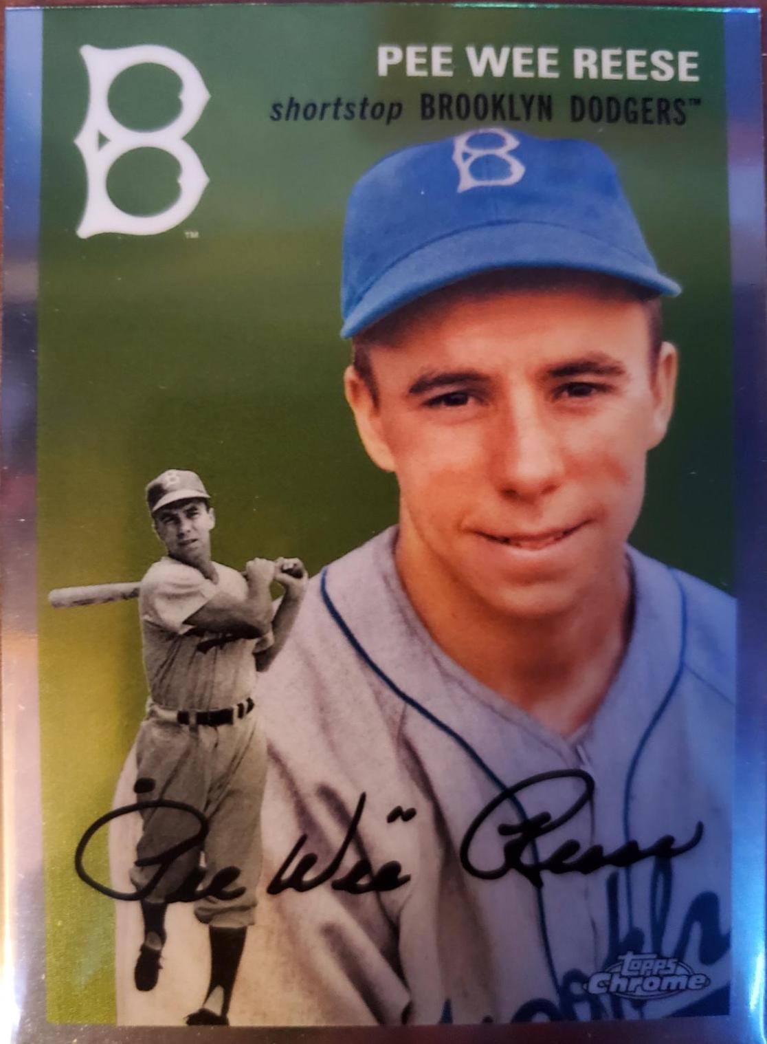 Pee Wee Reese #458 Prices | 2023 Topps Chrome Platinum Anniversary ...