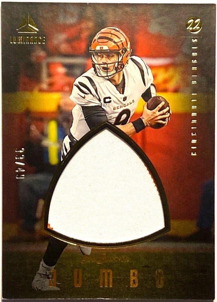 Joe Burrow [Gold] #JMB-JBU Prices | 2022 Panini Luminance Jumbo ...