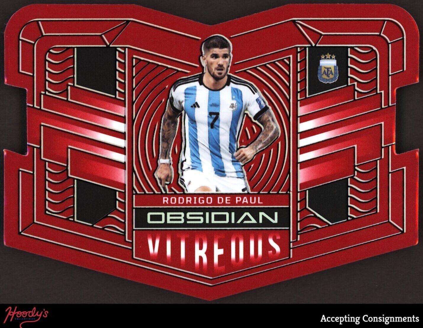 Rodrigo de Paul [Red Flood] #8 Prices | 2022 Panini Obsidian Vitreous ...