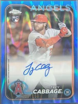 Trey Cabbage [Blue RayWave Refractor] #RA-TCA Prices | 2024 Topps ...