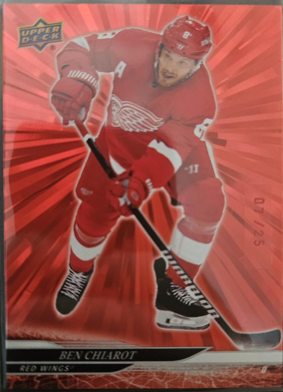 Ben Chiarot [Outburst Red] #309 Prices | 2024 Upper Deck | Hockey Cards