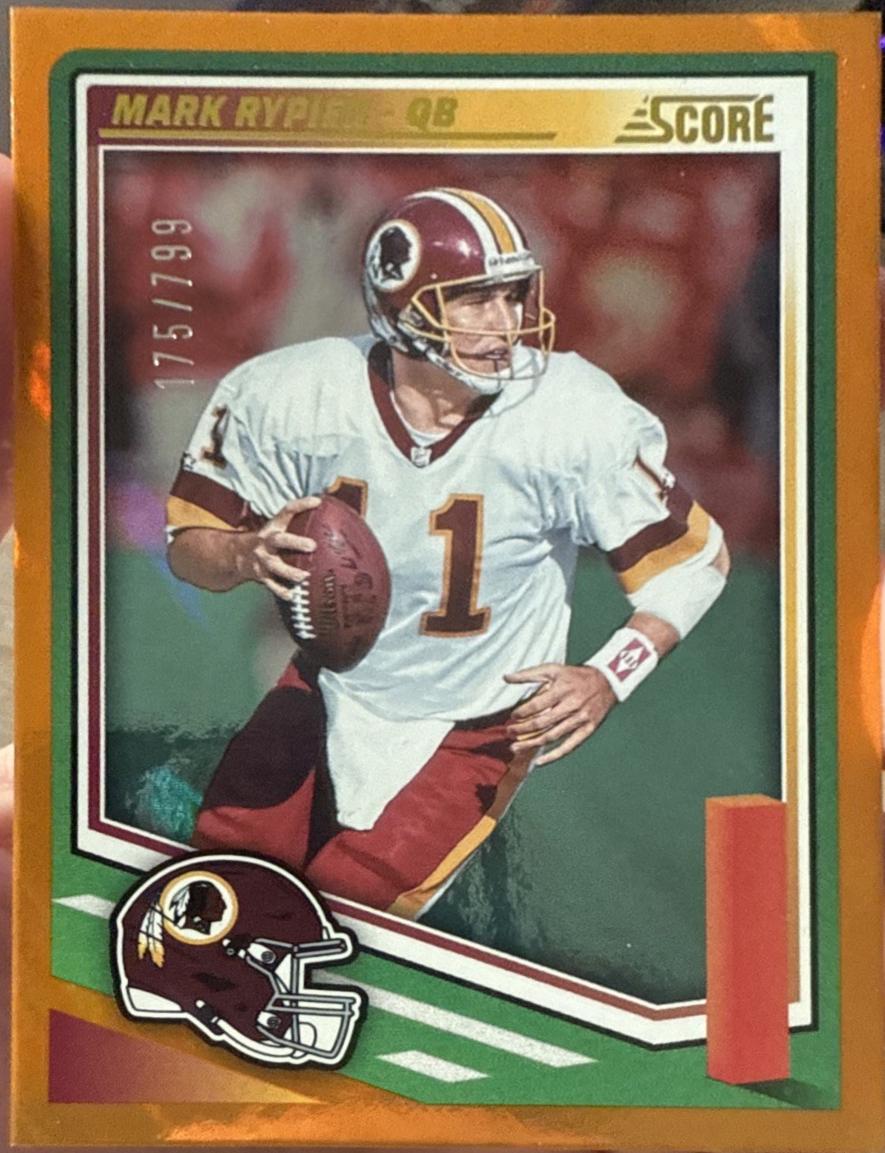 Mark Rypien [Lava] #135 Prices | 2025 Panini Score | Football Cards