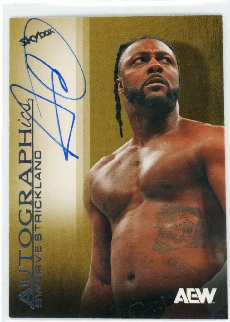 Swerve Strickland #SA-SW Prices | 2025 Upper Deck AEW Skybox Metal ...