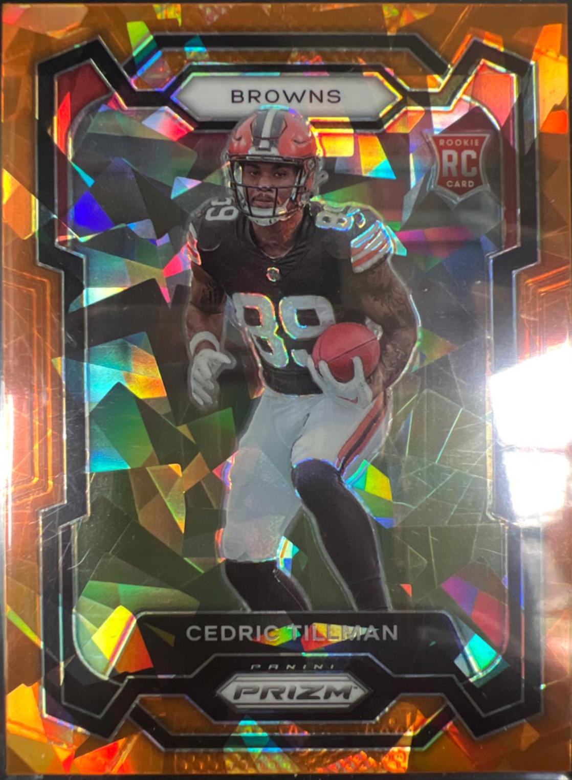 Cedric Tillman [Orange Ice] #321 Prices | 2023 Panini Prizm | Football ...