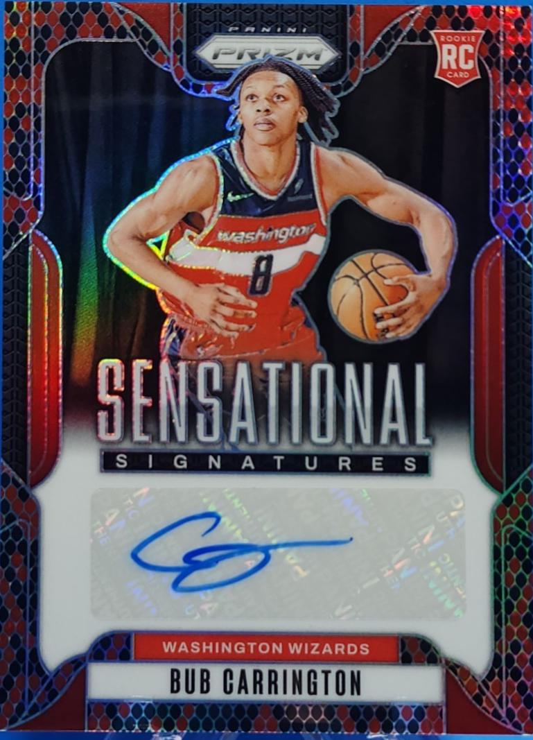 Bub Carrington [Snakeskin] #RSI-BCW Prices | 2024 Panini Prizm Rookie ...