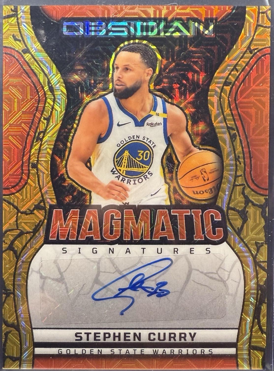 Stephen Curry #MS-SCG Prices | 2024 Panini Obsidian Magmatic Signature ...