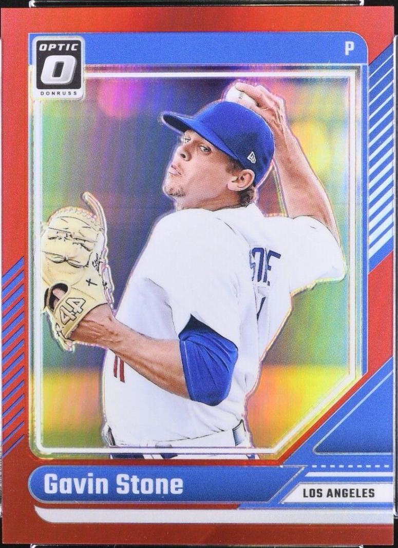 Gavin Stone [Red Optic] #49 Prices | 2024 Donruss | Baseball Cards