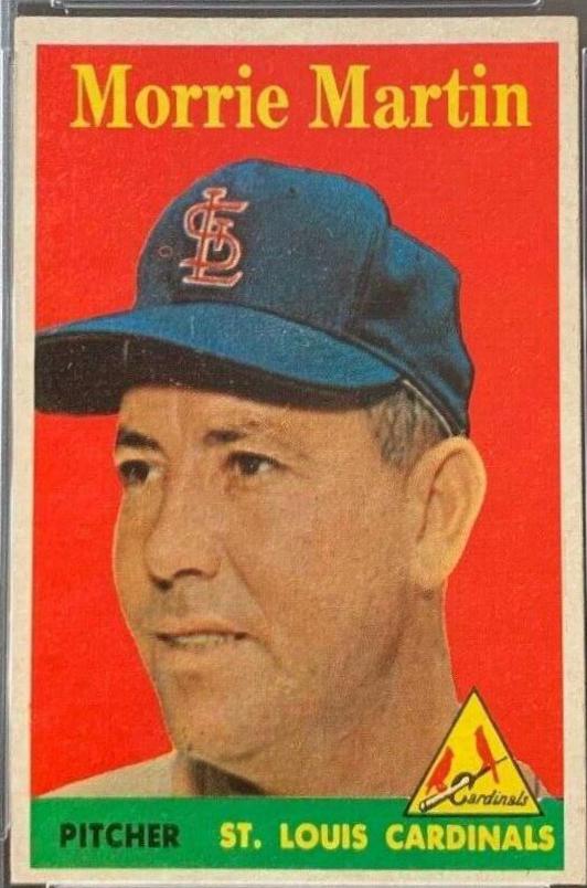 Morrie Martin [Yellow Name] #53 Prices | 1958 Topps | Baseball Cards