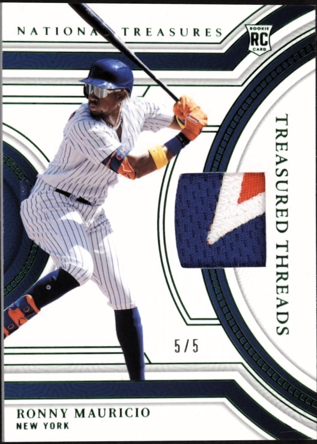 Ronny Mauricio Emerald 21 Prices 2024 Panini National Treasures