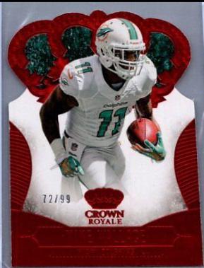 Mike Wallace [Red Die Cut] #70 Prices | 2013 Panini Crown Royale ...