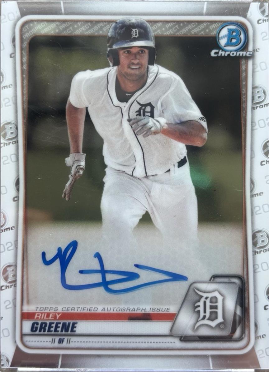 Riley Greene #CPA-RG Prices | 2020 Bowman Chrome Prospects Autograph ...