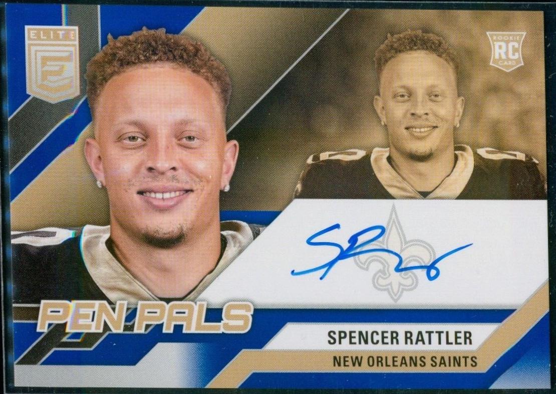 Spencer Rattler [Blue Ink] #PAL-SRA Prices | 2024 Panini Donruss Elite ...