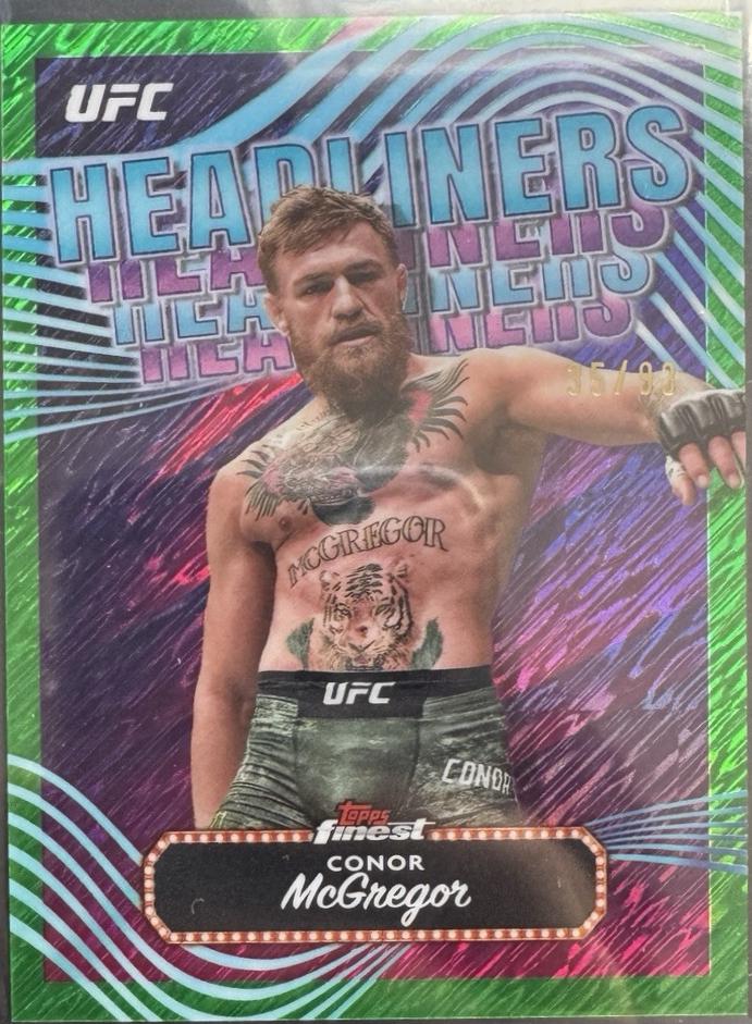Conor McGregor [Green Shimmer Refractor] #HDL-5 Prices | 2024 Topps ...