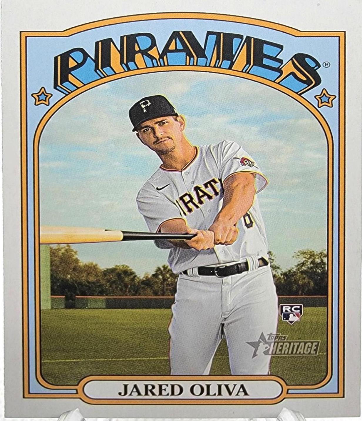 Jared Oliva #644 Prices [Rookie] | 2021 Topps Heritage | Baseball Cards