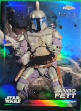 Jango Fett [Blue Refractor] #139 Prices | Star Wars 2024 Topps Chrome ...