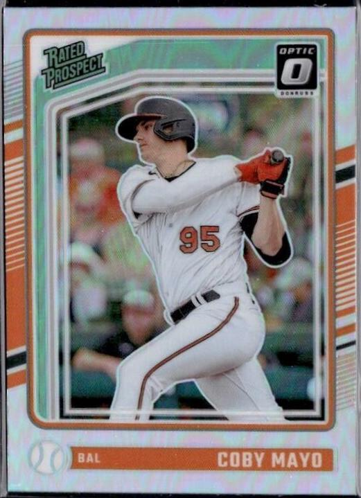 Coby Mayo [Holo Optic] #144 Prices | 2024 Donruss | Baseball Cards