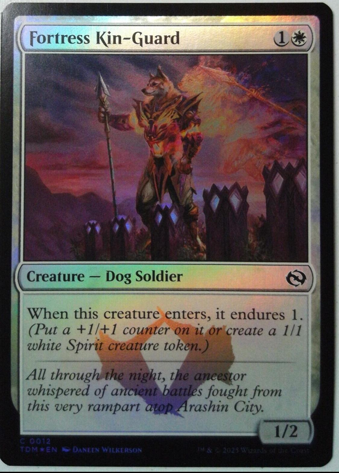 Fortress Kin-Guard [Foil] #12 Prices | Magic Tarkir: Dragonstorm ...