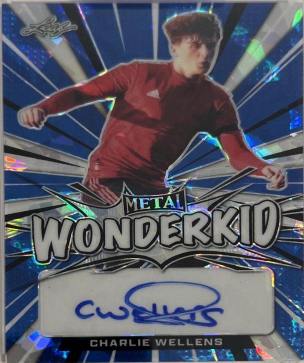 Charlie Wellens #WK-CW1 Prices | 2022 Leaf Metal Wonderkid Autographs ...